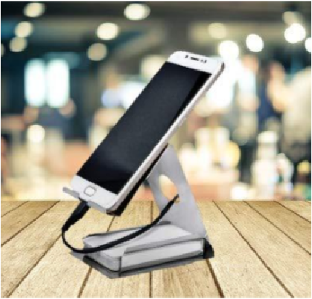 MOBILE PHONE METAL STAND (SILVER)