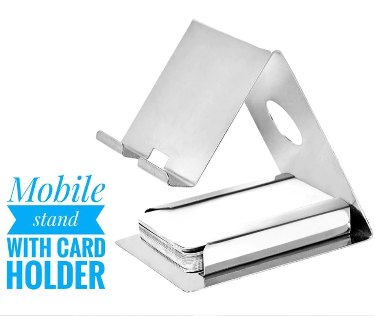 MOBILE PHONE METAL STAND (SILVER)