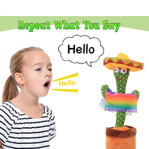 MUSICAL DANCING AND TALKING CACTUS FOR KIDS