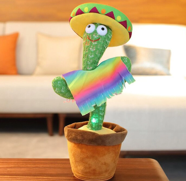 MUSICAL DANCING AND TALKING CACTUS FOR KIDS