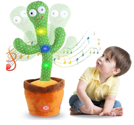 MUSICAL DANCING AND TALKING CACTUS FOR KIDS